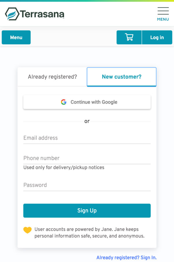 Order Medical Marijuana Online for Pickup - Terrasana OH Dispensaries